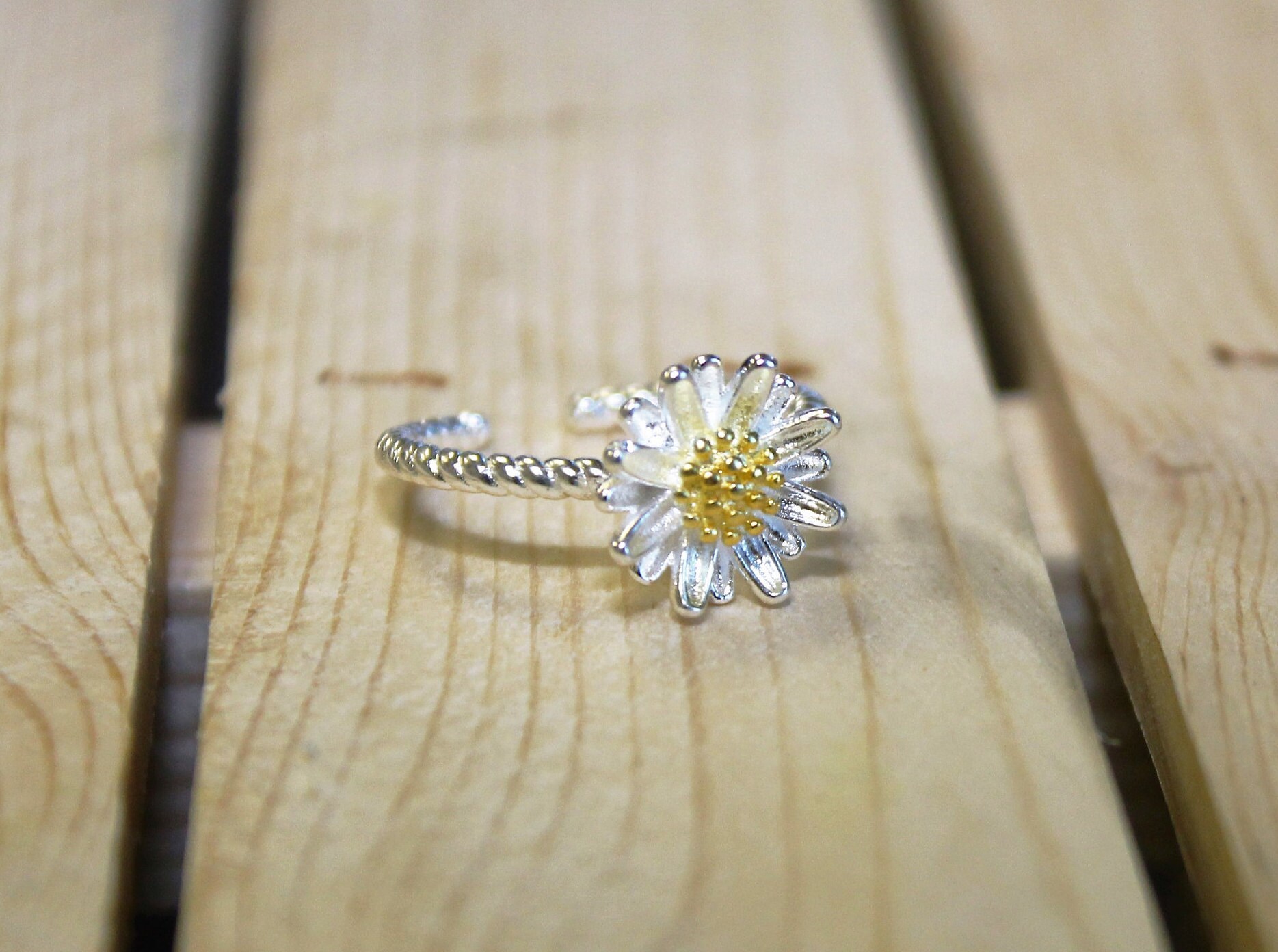 Daisy Ring Floral Jewelry Daisy Jewelry Flowers - Etsy