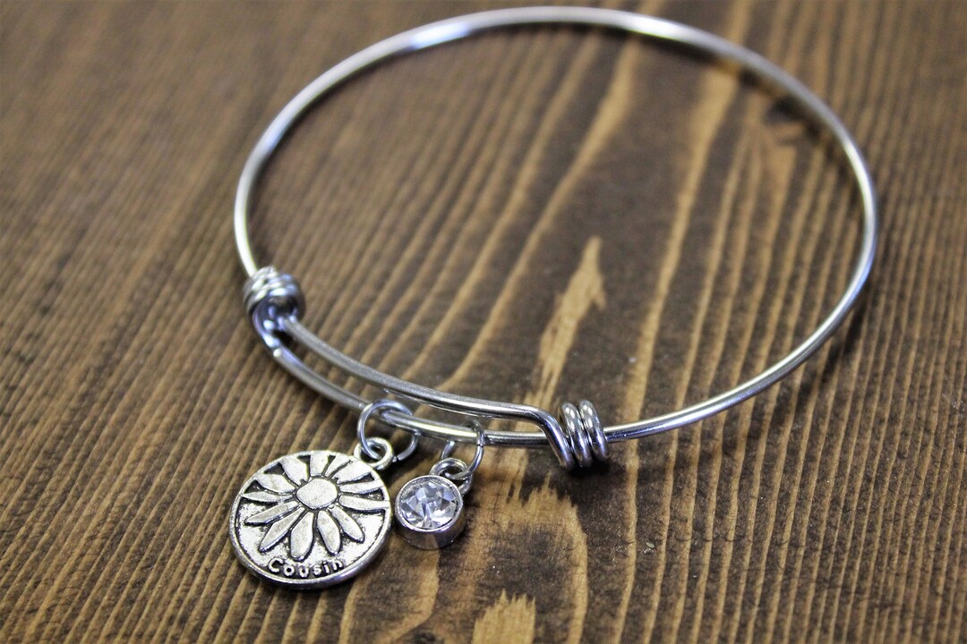 Cousin Flower Bracelet - Cousin Jewelry - Matching for Cousins - Flower ...