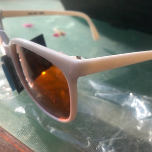 Vintage White 1980s NOS Blue Blocker Sunglasses Nylon Frames - Etsy