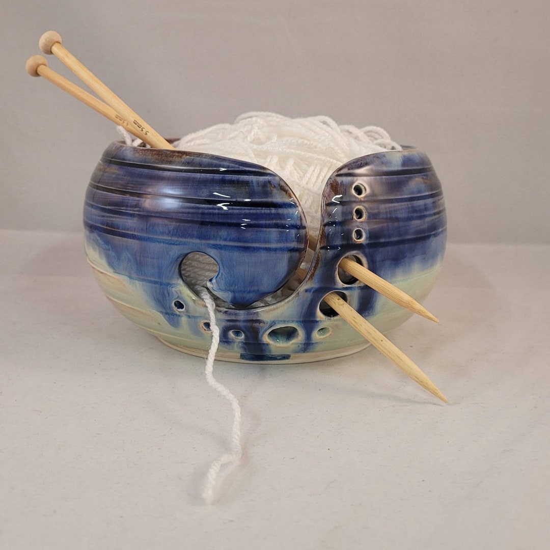 Yarn Bowl ~ Handmade ~ Ceramic ~ Pottery (many Colors Available) Made ...
