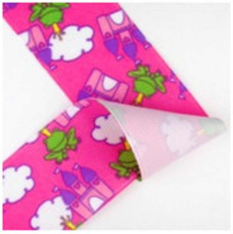 3 Yds Princess Castle Ribbon Frog Prince Grosgrain Ribbon - Etsy
