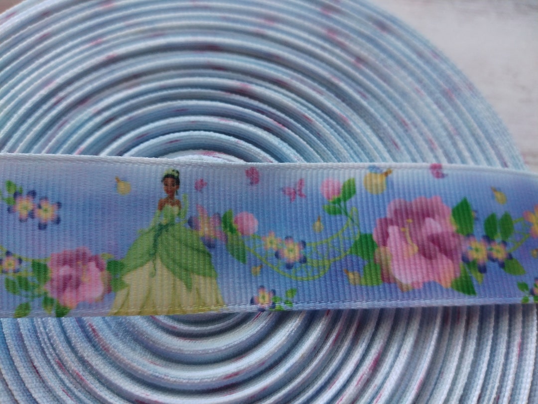 Princess Tiana Inspired Grosgrain Ribbon 5 Yards Hair Bows, Headbands ...