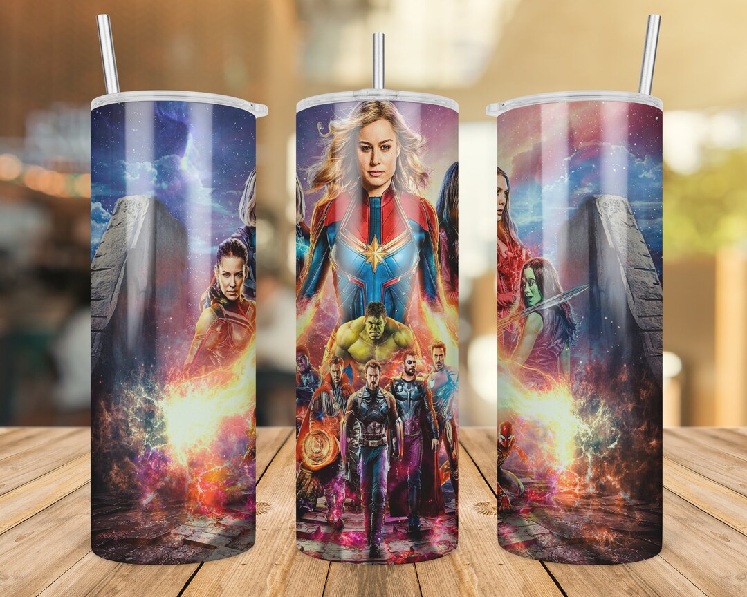 Avengers End Game Marvel Skinny Tumbler Designs - Tumbler, Skinny ...