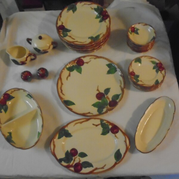 Franciscan Apple Dinnerware - Etsy