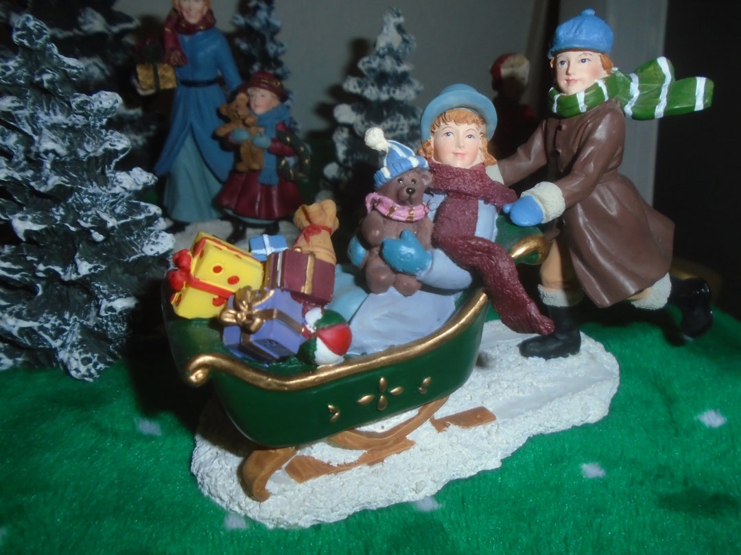 1990s Mervyn's Village Square Christmas Figurines pine - Etsy 1990s Mervyn's Village Square Christmas Figurines pine - Etsy