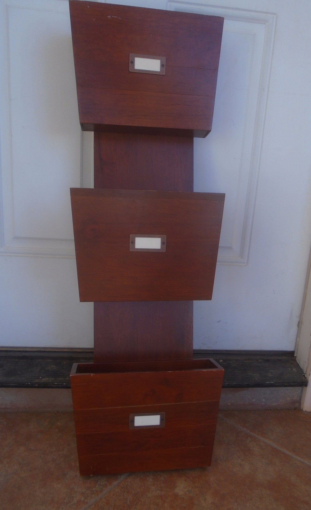 Vintage Office Wood Butler Magazine Newspaper Brochure Rack - Etsy