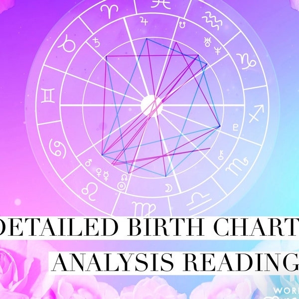 Detail Birth Chart - Etsy