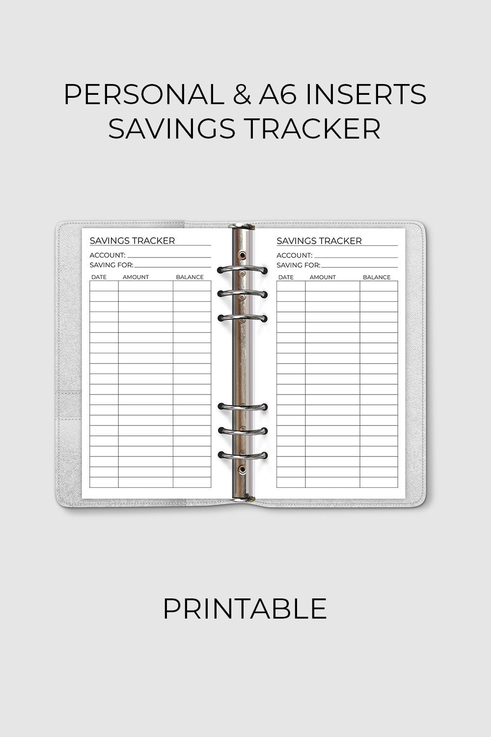 Personal Planner Savings Tracker Printable Budget Planner Financial Personal Planner Savings Tracker Printable Budget Planner Financial