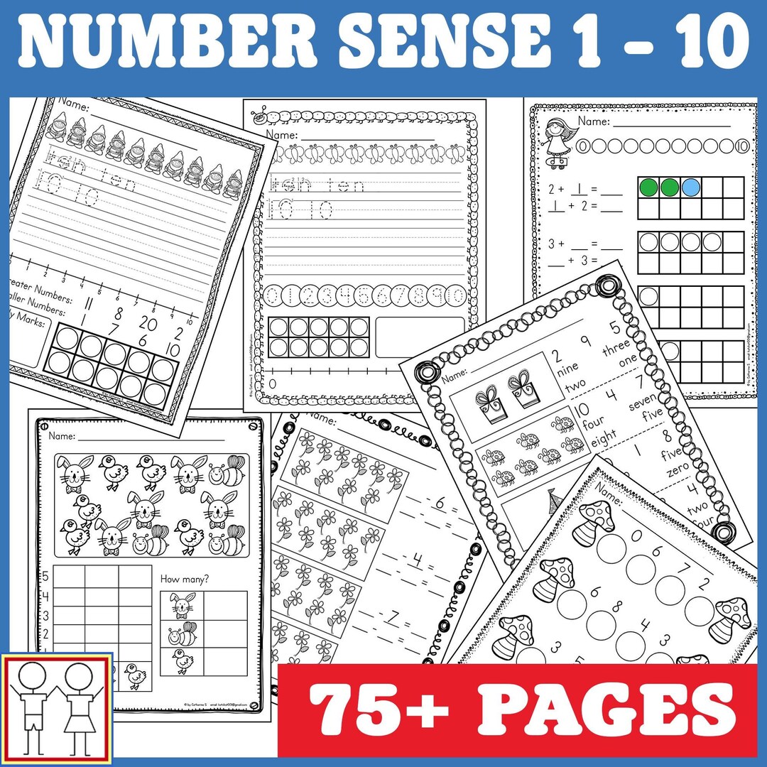 Math Number Sense Worksheets - Etsy