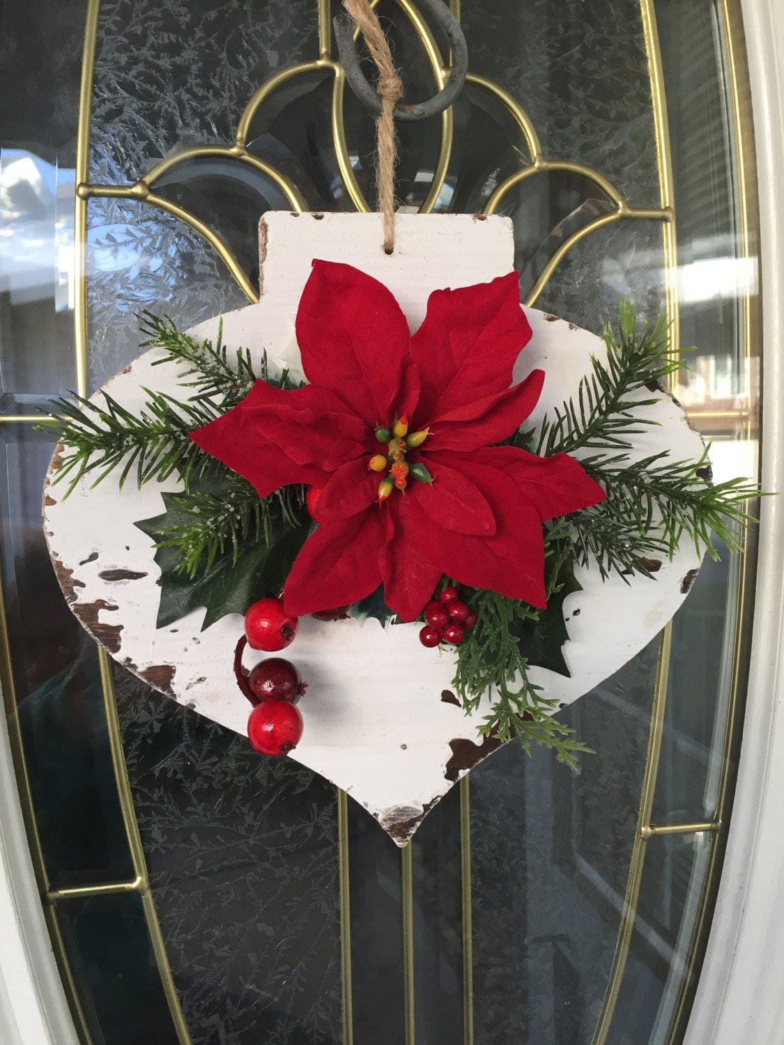 Christmas Door Decor Christmas Door Ornament Wooden - Etsy