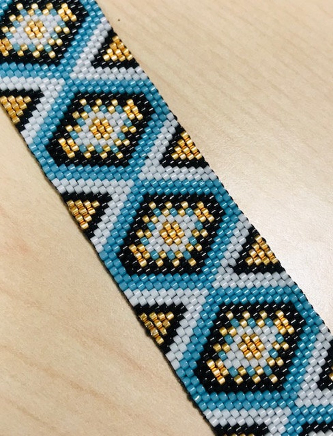PDF Tutorial, Ice Diamond Peyote Pattern Bracelet - Etsy
