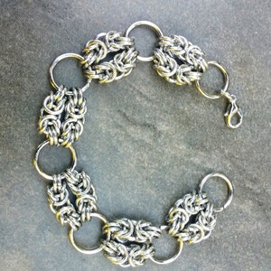 PDF Tutorial, Byzantine Linked Weave Bracelet PDF Tutorial, CHAINMAILLE ...