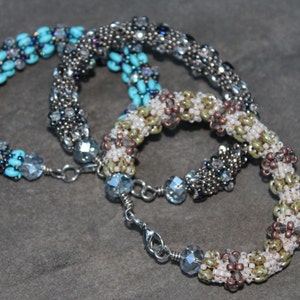 PDF Tutorial, Super Duo and Crystal Beaded Rope Bracelet PDF Tutorial ...