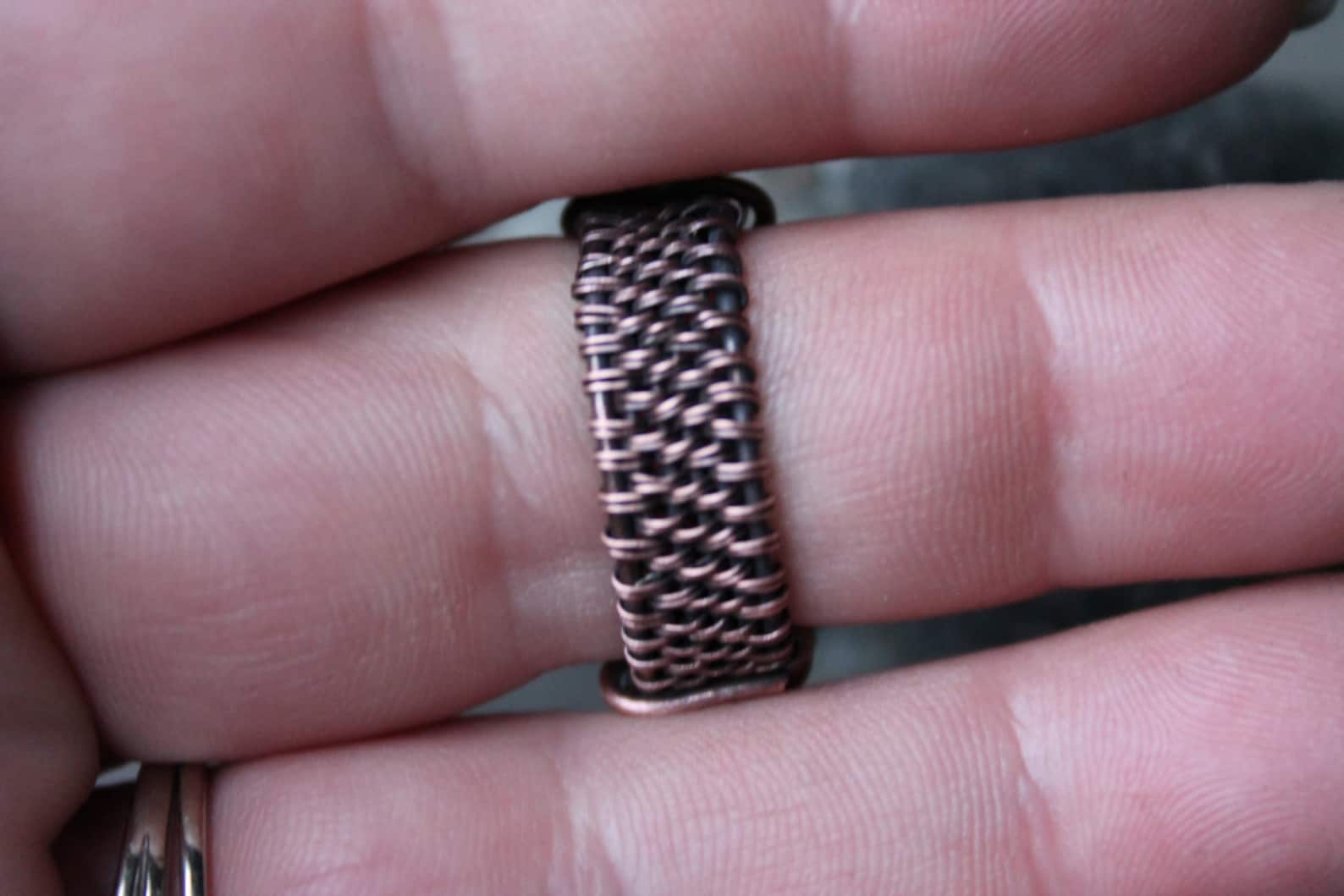 PDF Tutorial Wire Weave Blue Agate Ring Wire Weave Pattern - Etsy