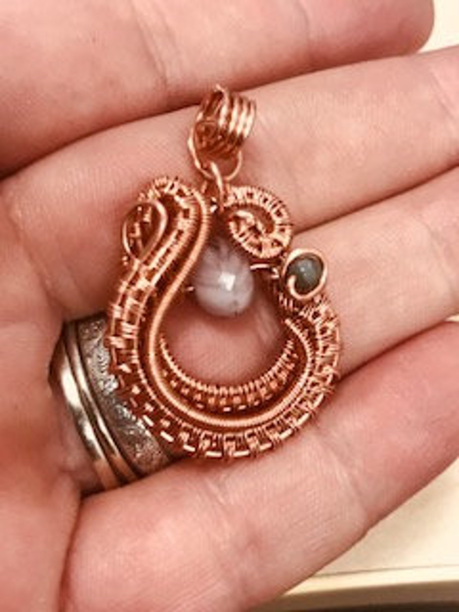 PDF Tutorial Wire Wrap Eternity Pendant Wire Wrap Pattern - Etsy