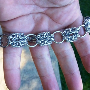 PDF Tutorial, Byzantine Linked Weave Bracelet PDF Tutorial, CHAINMAILLE ...