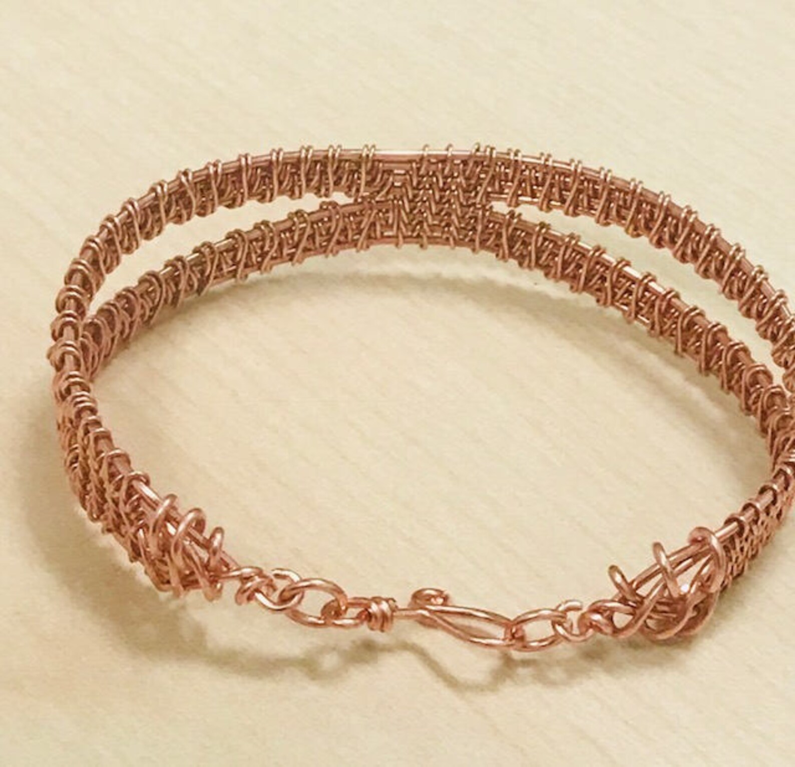 PDF Tutorial, Wire Wrap Open Ribbon Bracelet , Wire Wrap Pattern, Wire ...