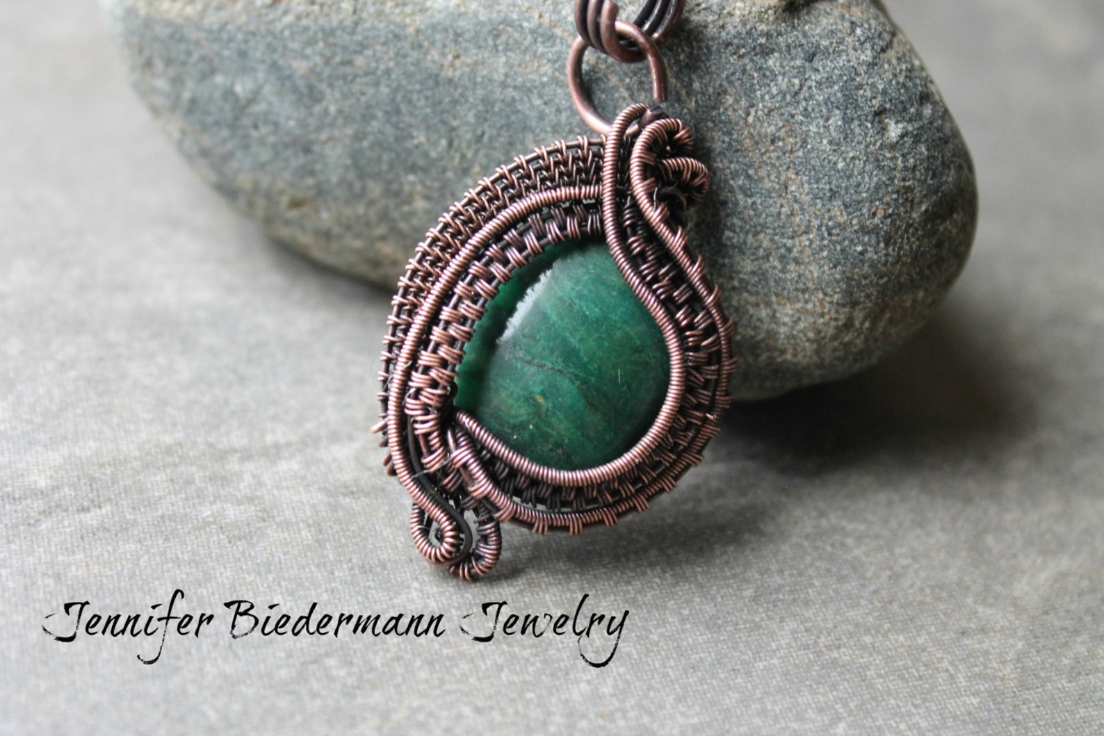 PDF Tutorial, Wire Weave African Jade Stone Pendant, Wire Weave Pattern ...