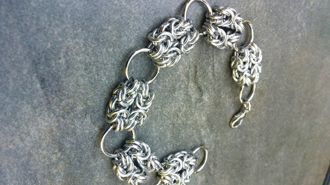 PDF Tutorial Byzantine Linked Weave Bracelet PDF Tutorial - Etsy