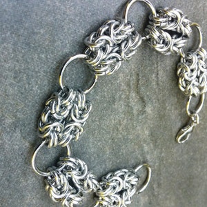 PDF Tutorial, Byzantine Linked Weave Bracelet PDF Tutorial, CHAINMAILLE ...