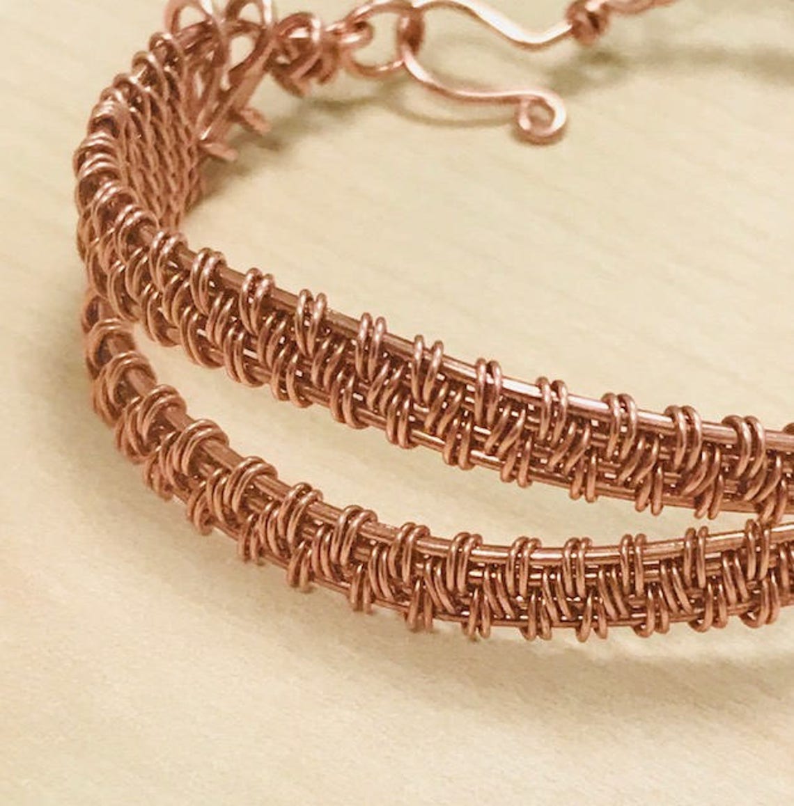 PDF Tutorial, Wire Wrap Open Ribbon Bracelet , Wire Wrap Pattern, Wire ...