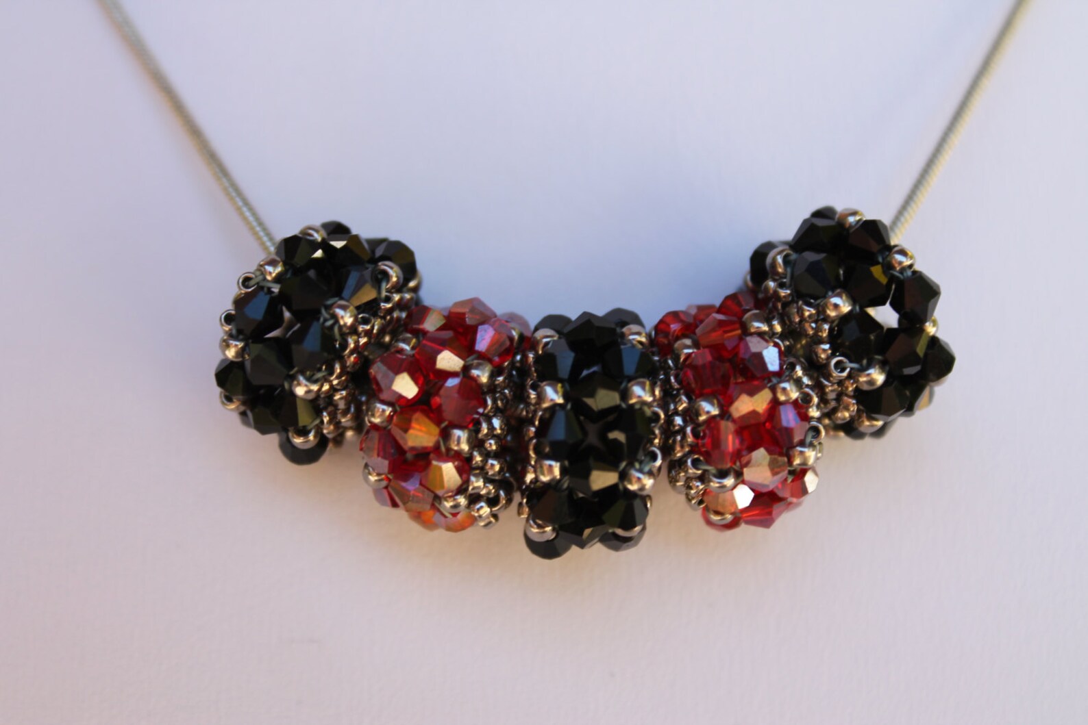 PDF Tutorial, Crystal Beaded Bead Pattern, Beaded Bead Tutorial, Beaded ...