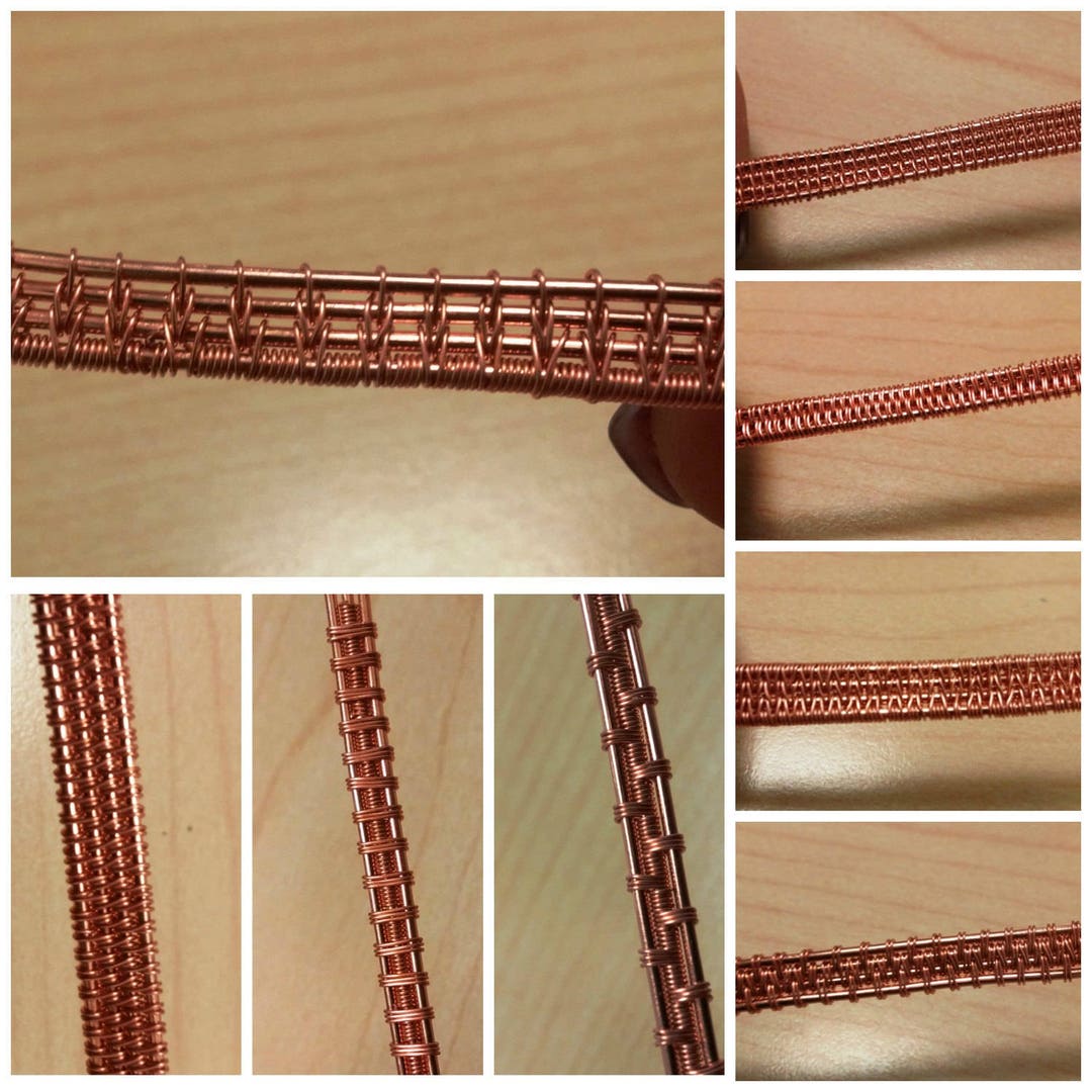 PDF Tutorial, 8 Wire Weaves Package Tutorial, Wire Weave Pattern - Etsy