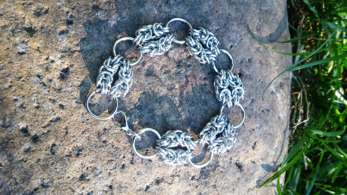 PDF Tutorial Byzantine Linked Weave Bracelet PDF Tutorial - Etsy