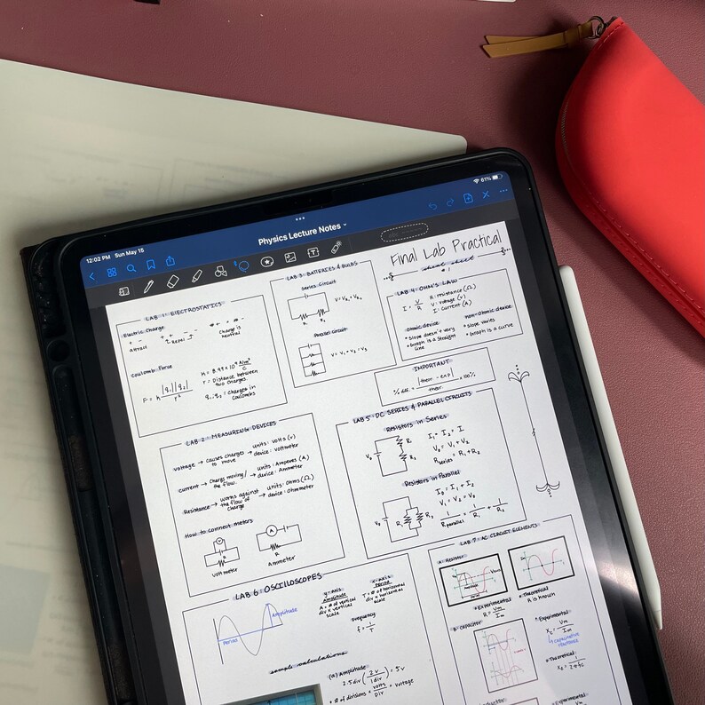 Physics II Laboratory Final Cheat Sheet - Etsy Hong Kong