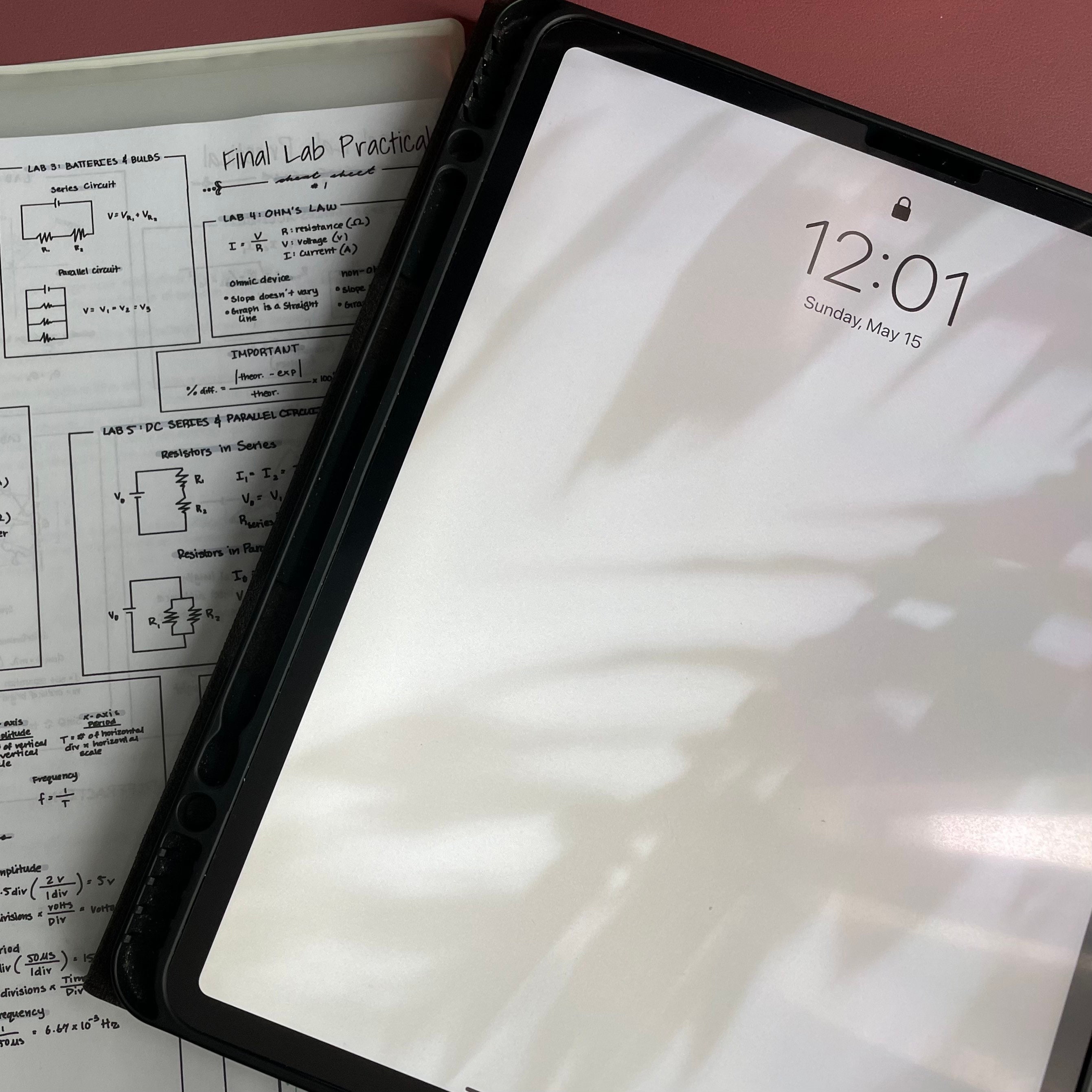 Physics II Laboratory Final Cheat Sheet - Etsy