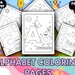 ABC Alphabet Coloring Pages, Letter Coloring Pages, Elementary School ...