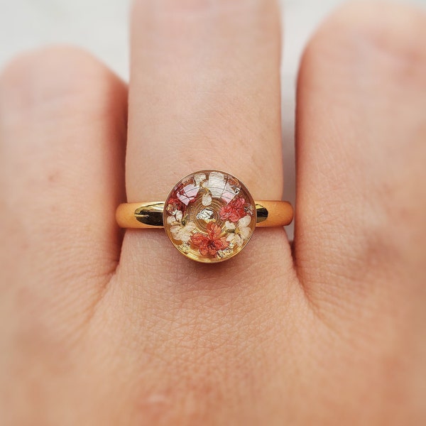 Real Flower Ring - Etsy