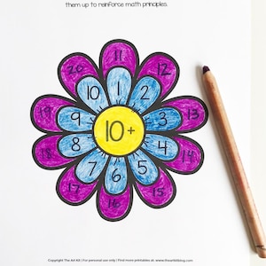 Addition Flowers Activity Sheets 0 to 10 - Waldorf - Montessori ...