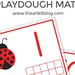 Ladybug Ten Frames Playdough Mats or Activity Mats for | Etsy