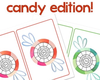 Division Flowers Activity Sheets 0 to 10 Waldorf - Etsy