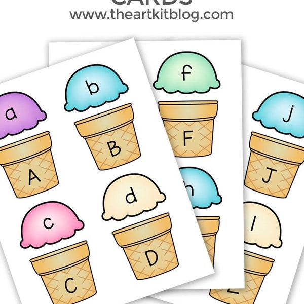 Alphabet Match Uppercase and Lowercase Letters Alphabet Matching ...