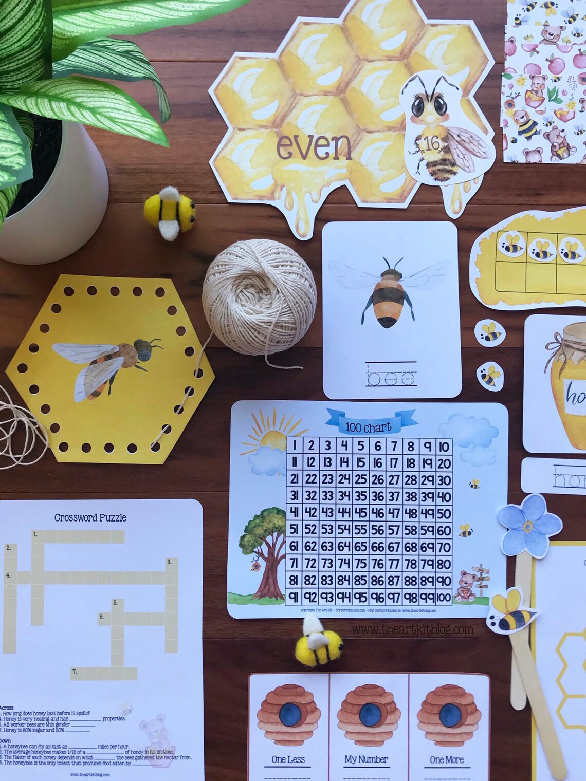 My Honey Bee Learning Pack Unit Study Busy Book - Etsy