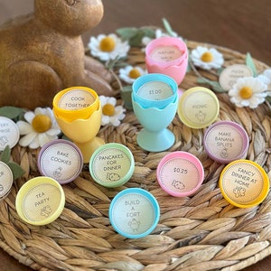 60 PRINTABLE Easter Egg Tokens, Easter Egg Filler, Easter Egg Hunt ...