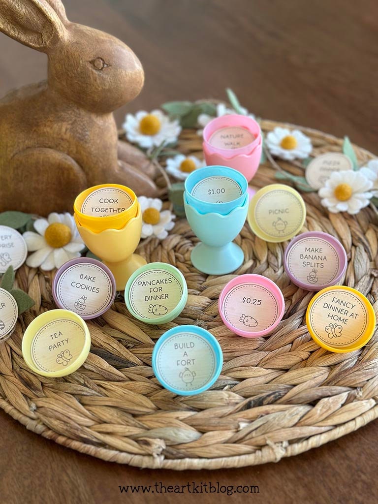 60 PRINTABLE Easter Egg Tokens Easter Egg Filler Easter Egg - Etsy