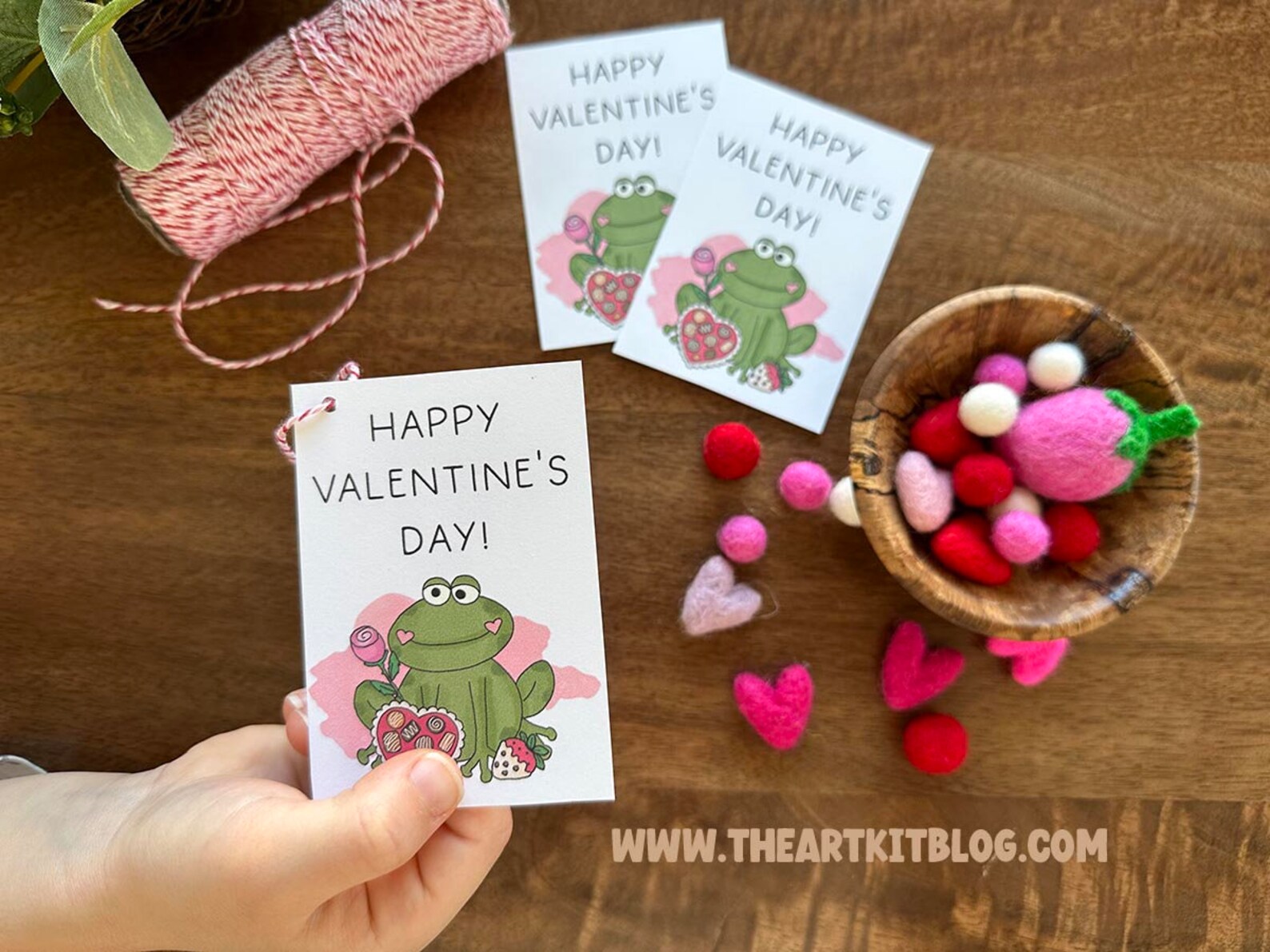 Valentine's Day Gift Tags, Frog Printables, for Kids or Adults ...
