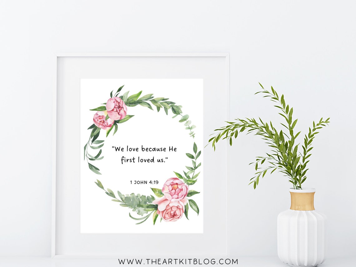 10 PRINTABLE Bible Verse Wall Art Download Printables, Ready to Print ...