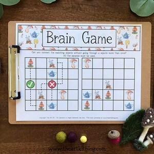 Woodland Game Bundle, Printables for Kids, Book Game Bundle, Pairs With ...