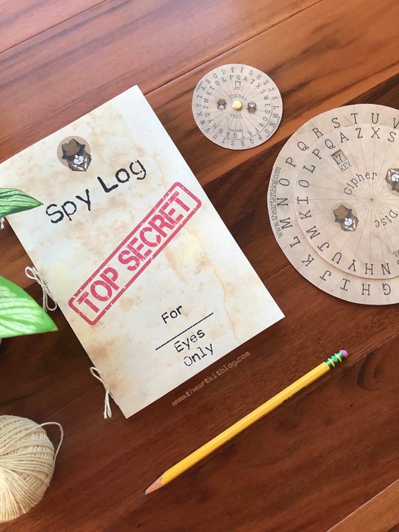 Cipher Wheel Printable for Kids Spy Kit Decoder Download - Etsy
