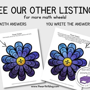 Division Worksheets, Math Wheel, Waldorf Math, Smaller Waldorf DIVISION ...