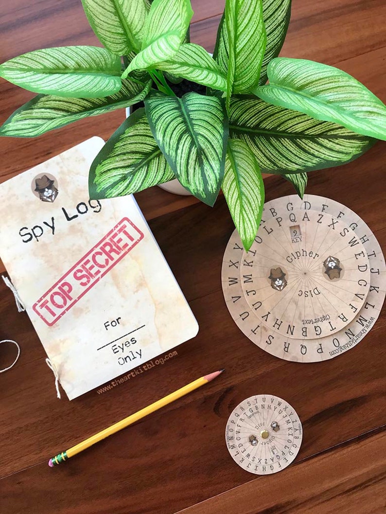 Cipher Wheel Printable for Kids Spy Kit Decoder Download - Etsy