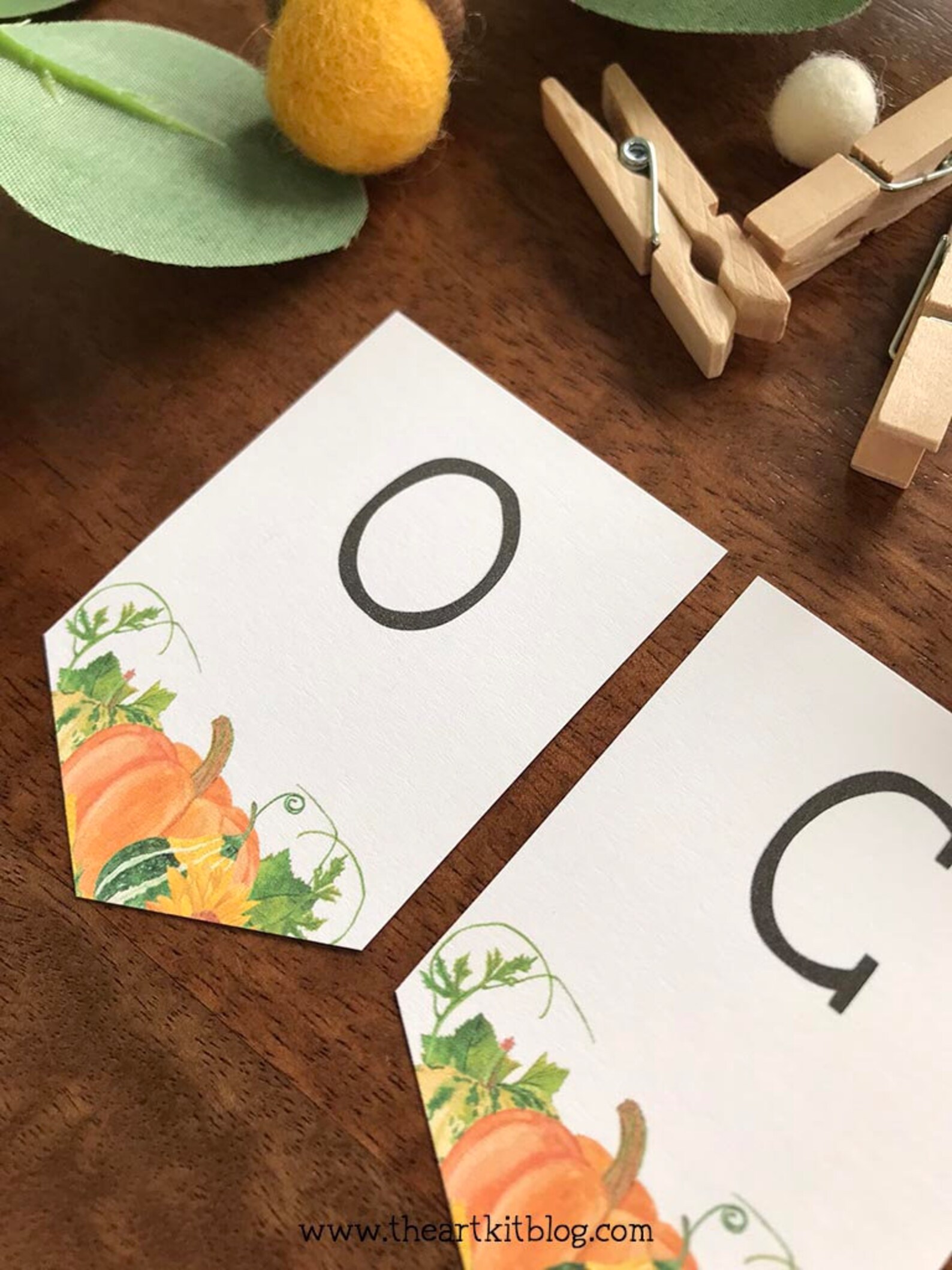 October Banner Printable, October Wall Art, Fall Printable Download ...