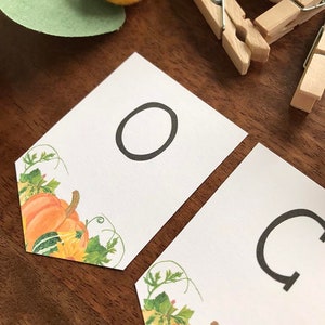 October Banner Printable, October Wall Art, Fall Printable Download ...