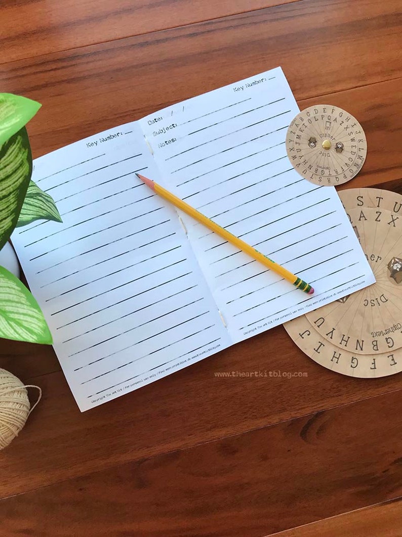Cipher Wheel Printable for Kids Spy Kit Decoder Download - Etsy