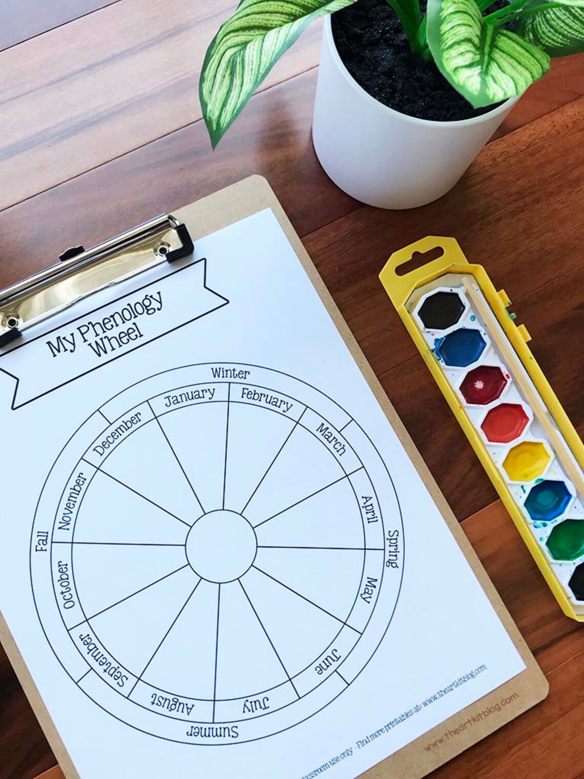 Monthly Phenology Wheel Printable Template, Nature Journaling ...
