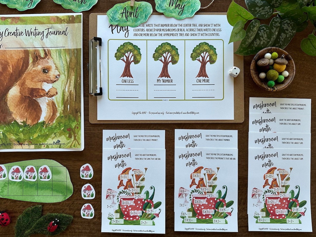 Woodland Nature Study Printables, Educational Learning Unit Pack ...